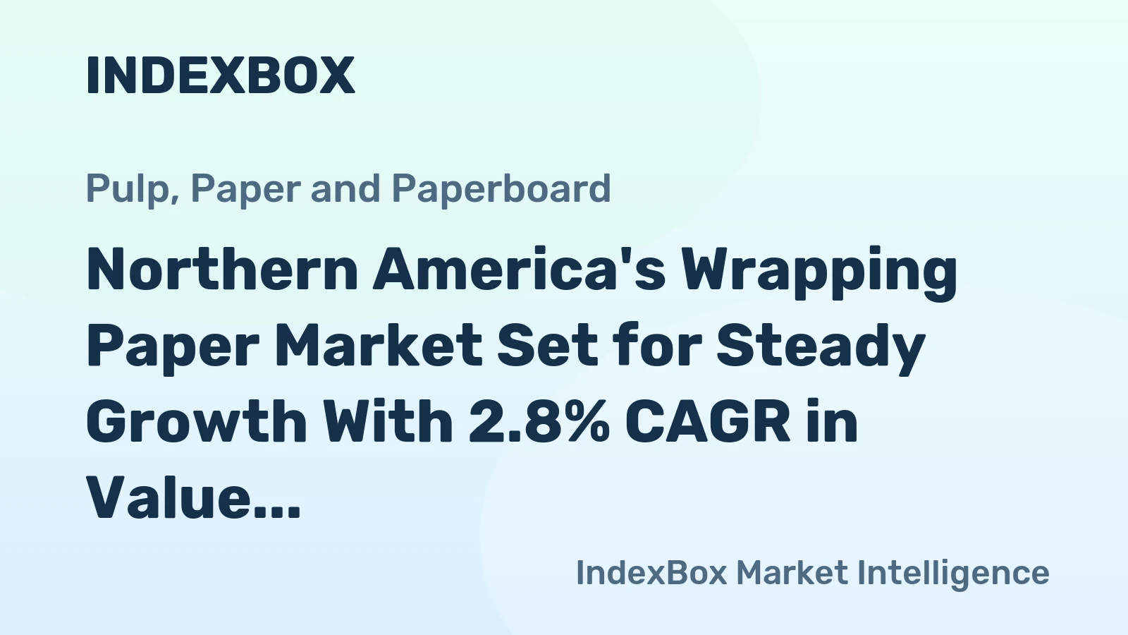 Northern America's Wrapping Paper Market Set for Steady Growth With 2.8% CAGR in Value