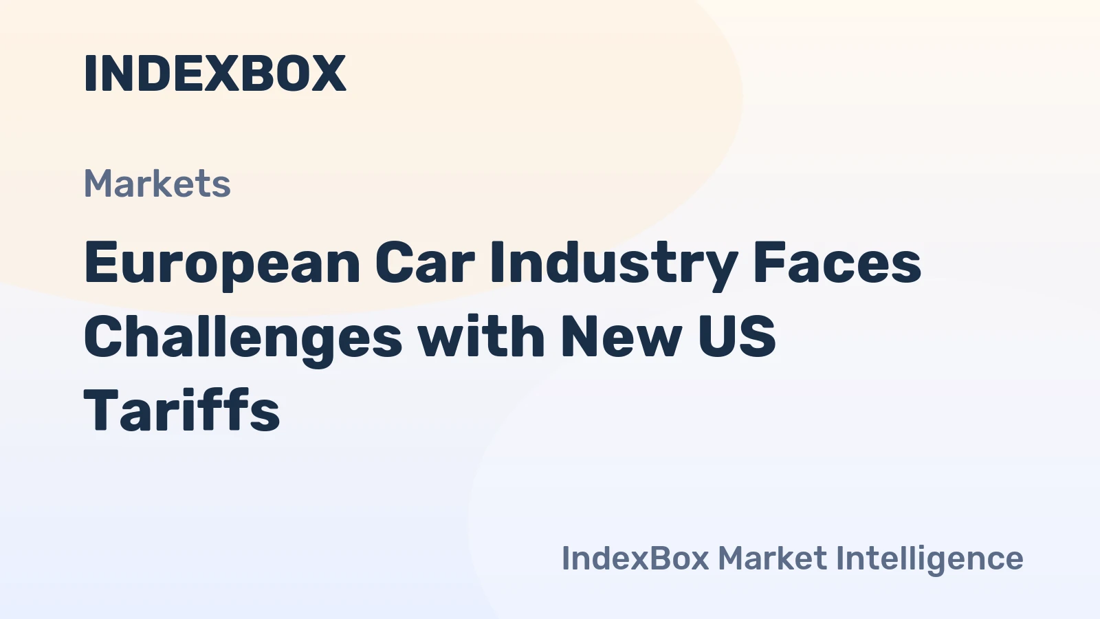 European Car Industry Faces Challenges with New US Tariffs