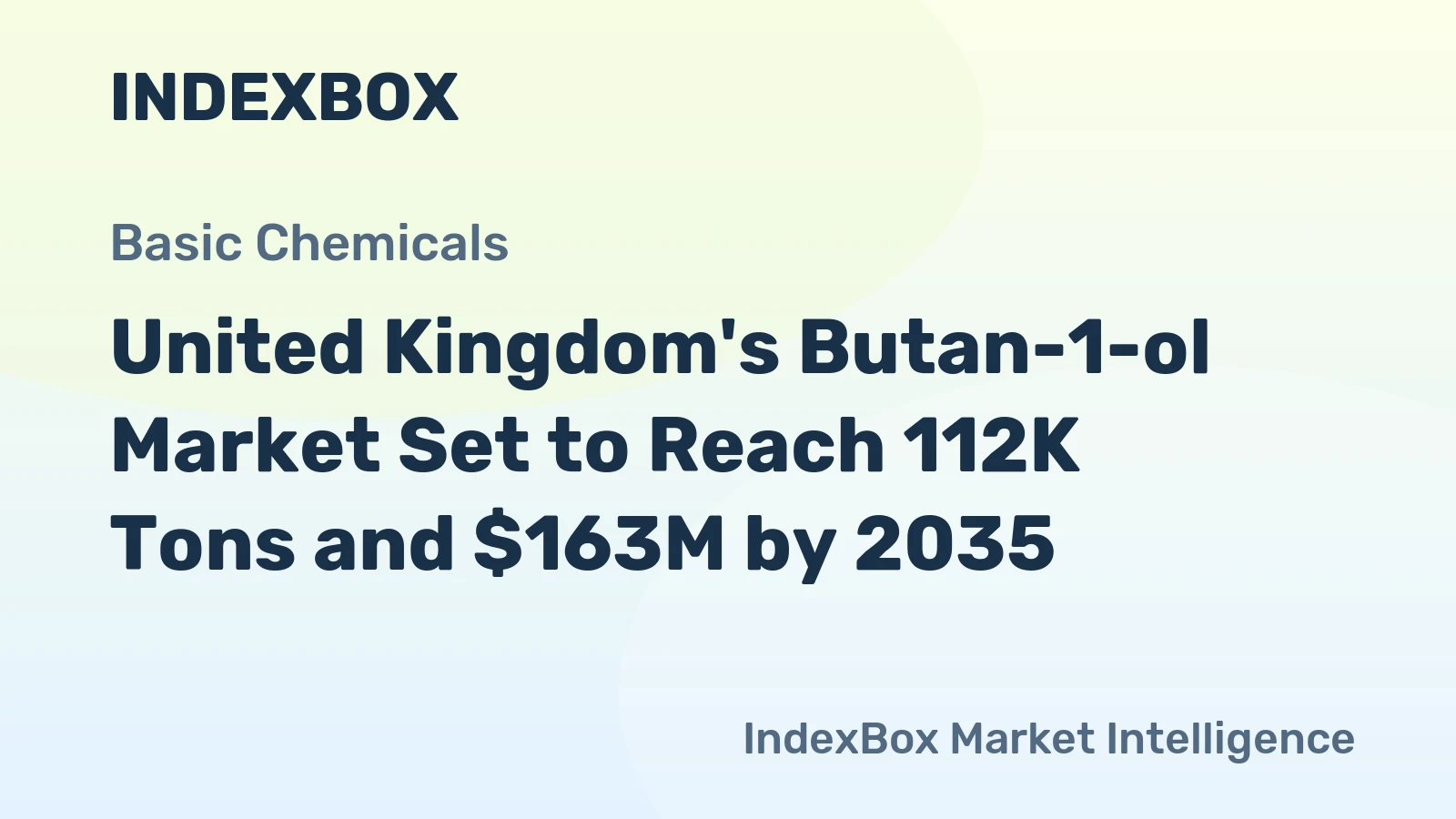 United Kingdom's Butan-1-ol Market Set to Reach 112K Tons and $163M by 2035