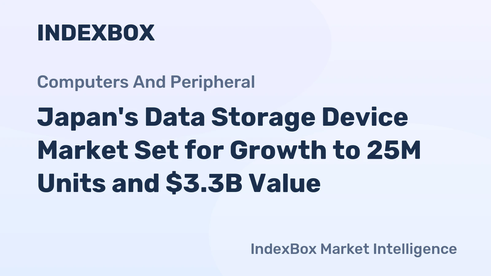 Japan's Data Storage Device Market Set for Growth to 25M Units and $3.3B Value