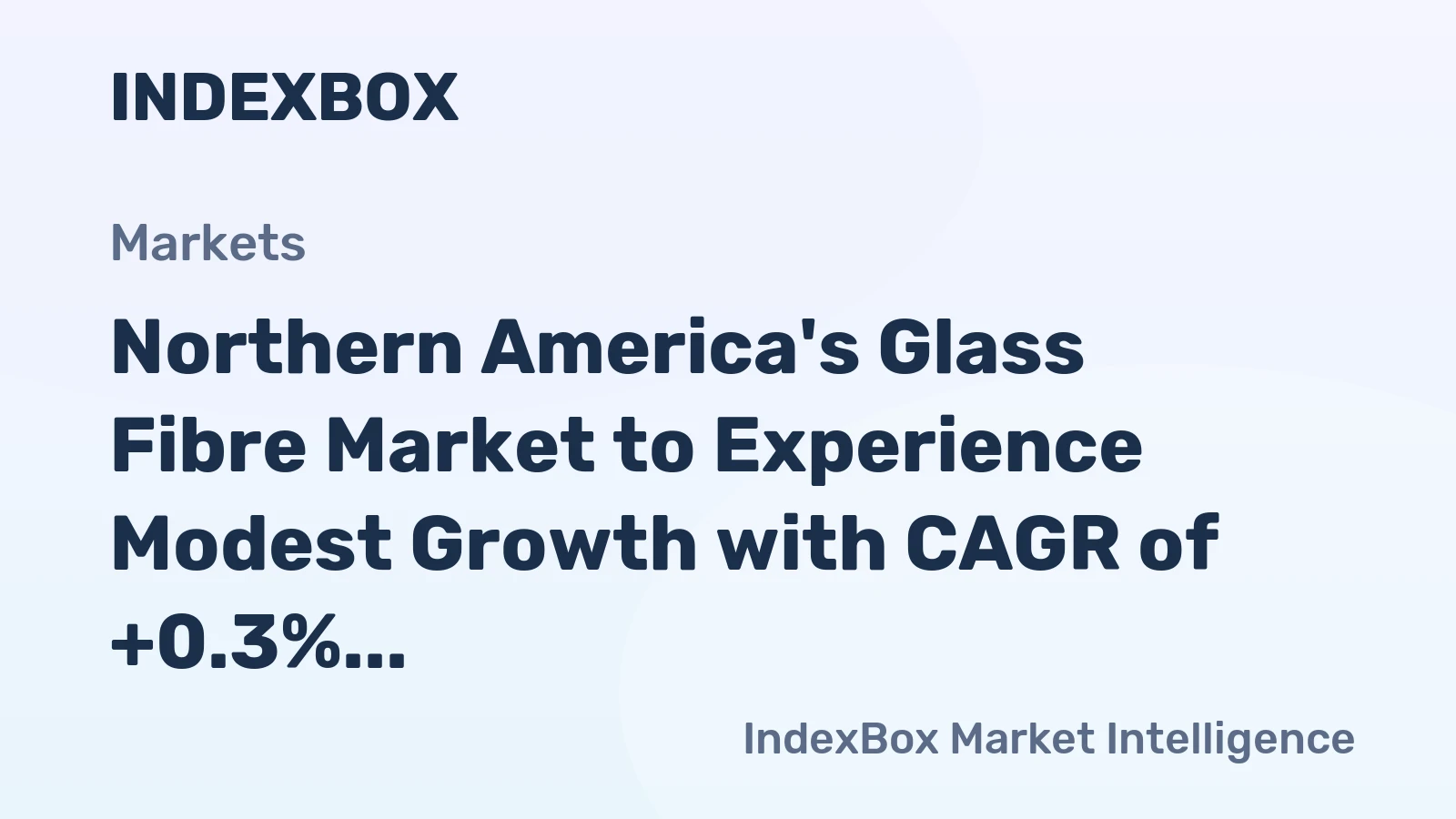 Northern America's Glass Fibre Market to Experience Modest Growth with CAGR of +0.3% by 2035