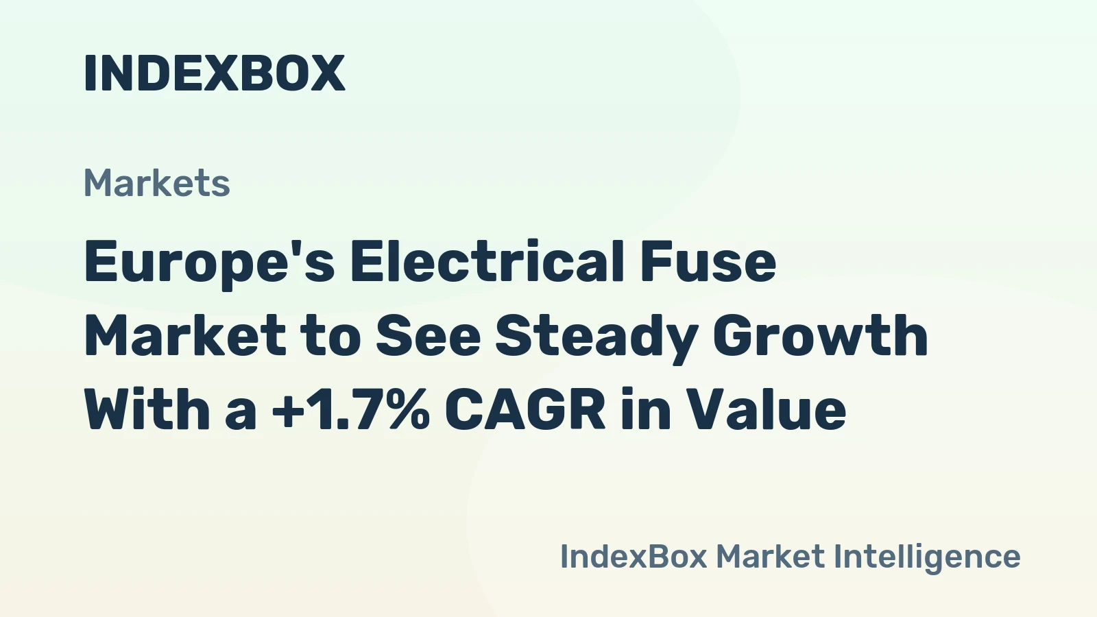 Europe's Electrical Fuse Market to See Steady Growth With a +1.7% CAGR in Value