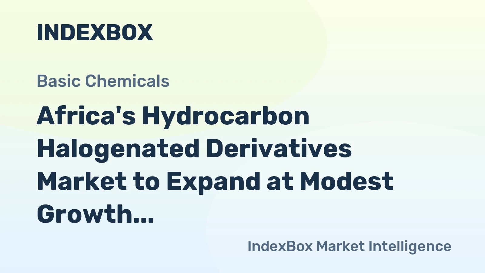 Africa's Hydrocarbon Halogenated Derivatives Market to Expand at Modest Growth Rate of +0.5% CAGR from 2024 to 2035