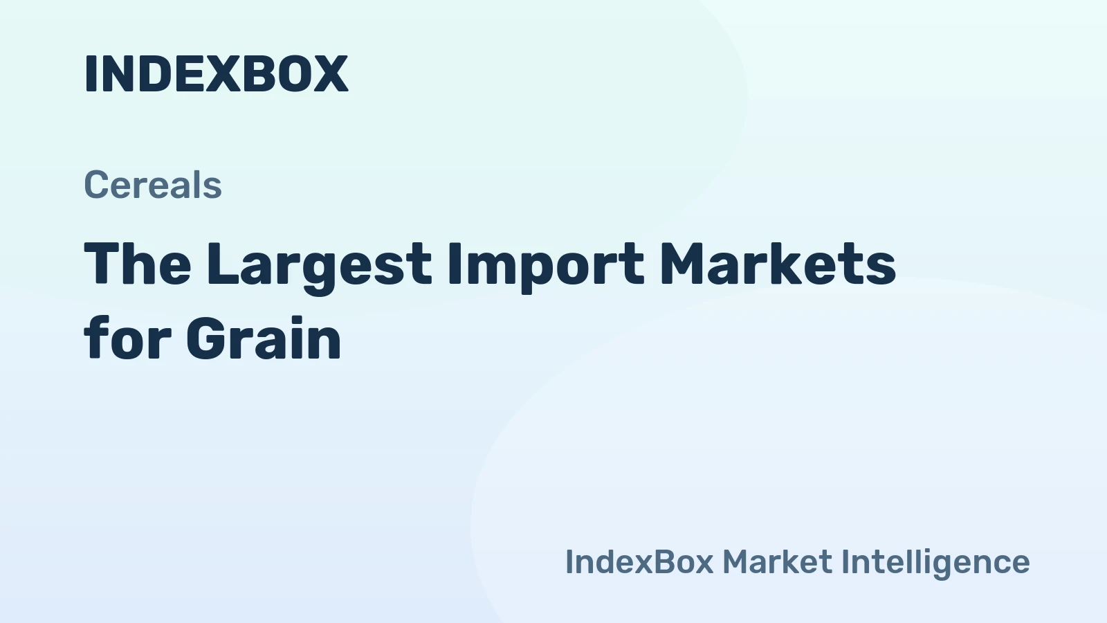 The Largest Import Markets for Grain