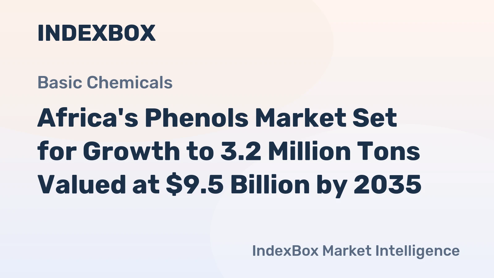 Africa's Phenols Market Set for Growth to 3.2 Million Tons Valued at $9.5 Billion by 2035