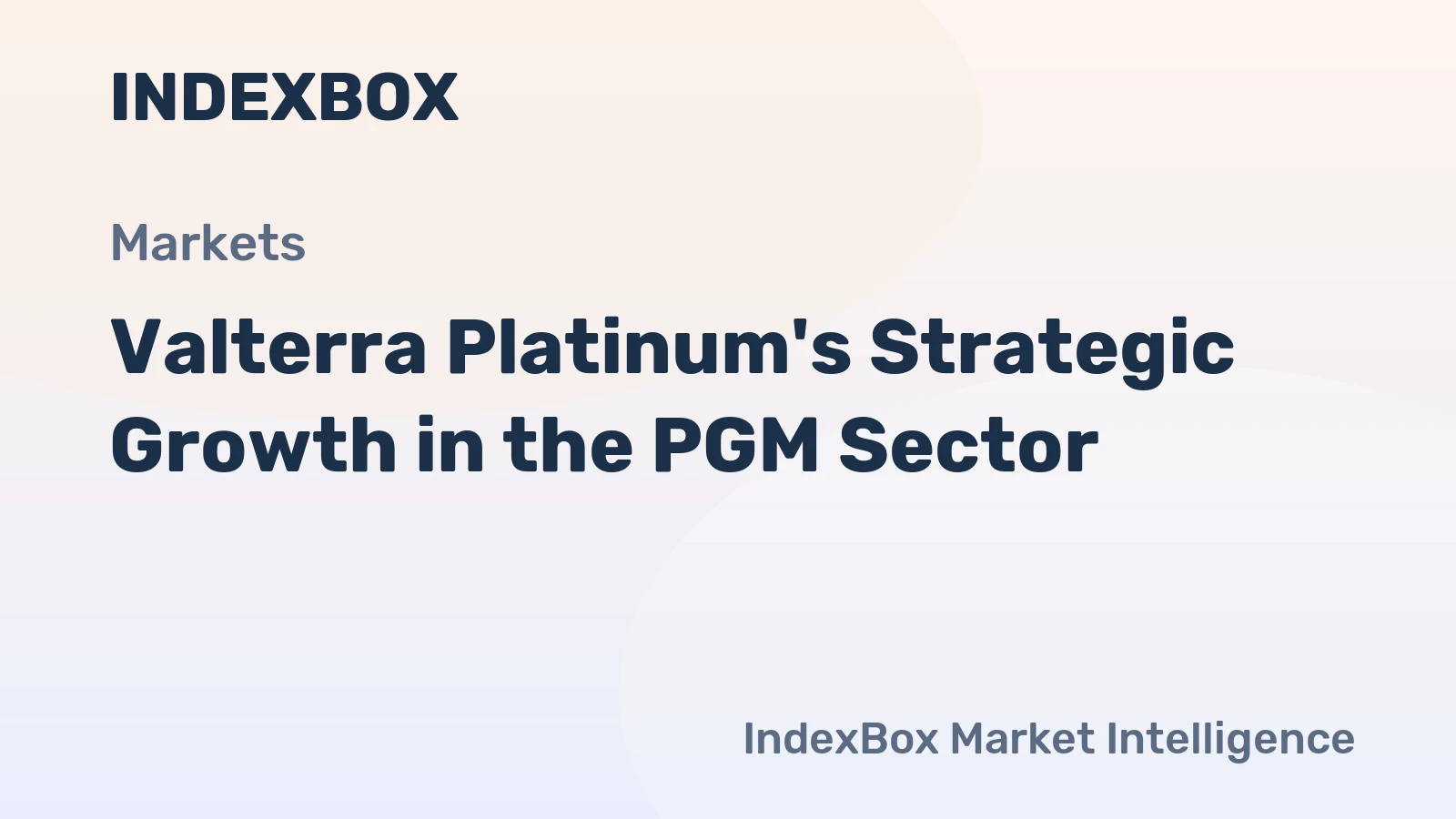 Valterra Platinum's Strategic Growth in the PGM Sector