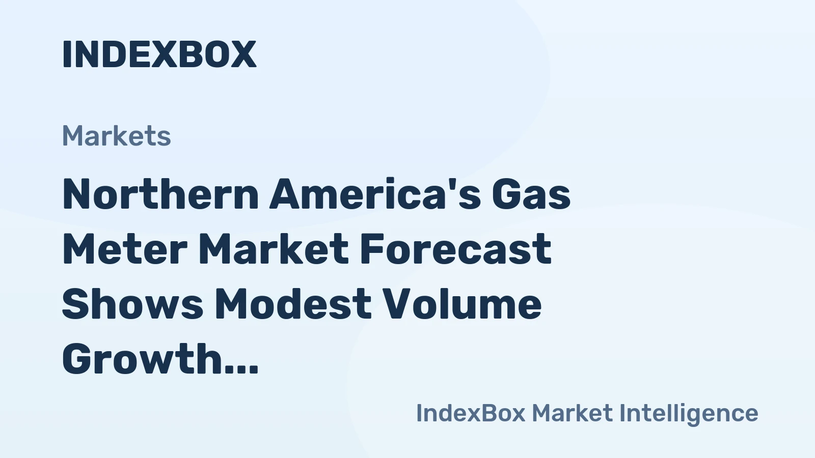 Northern America's Gas Meter Market Forecast Shows Modest Volume Growth at 0.2% CAGR Through 2035
