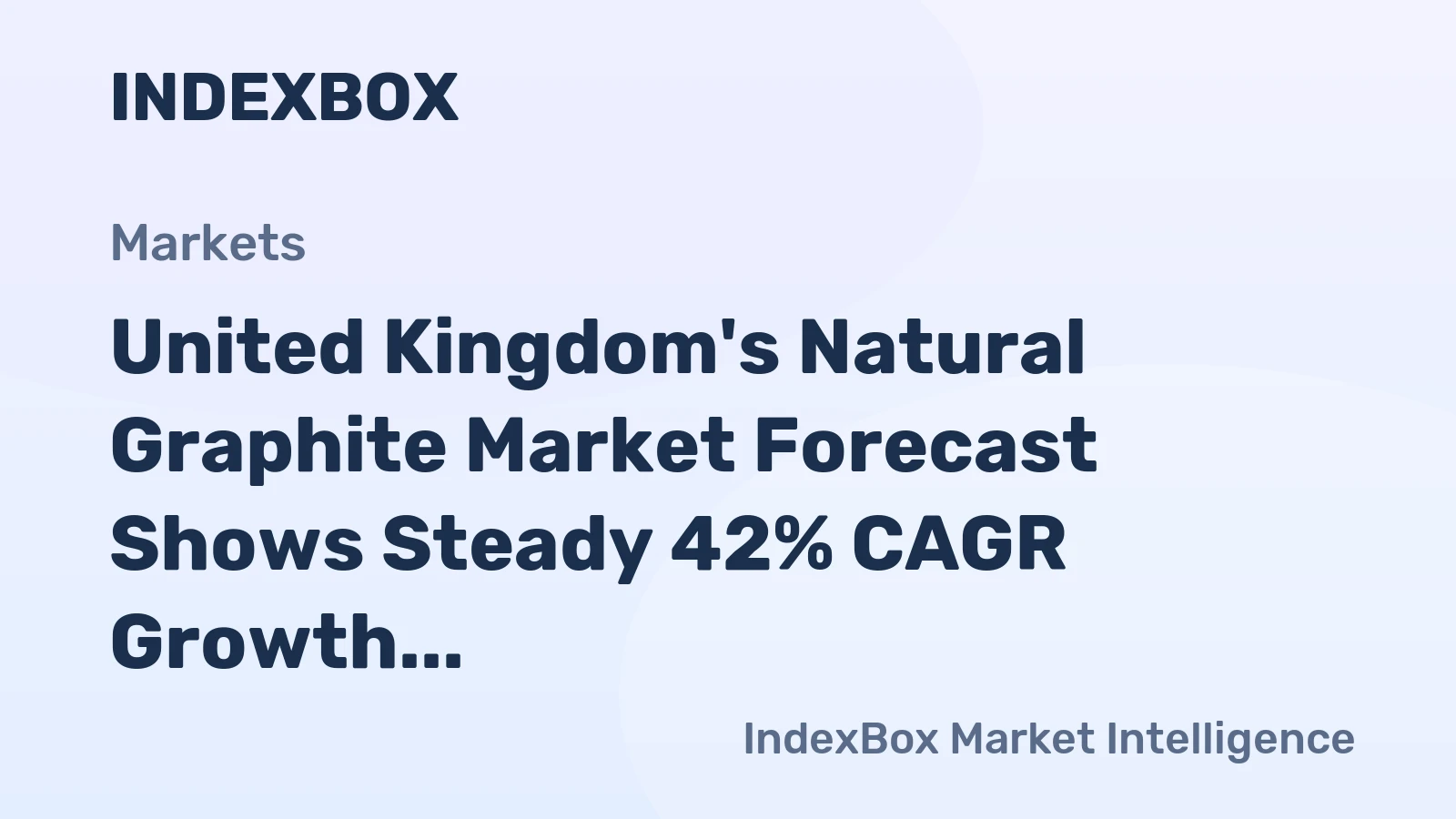 United Kingdom's Natural Graphite Market Forecast Shows Steady 42% CAGR Growth Through 2035