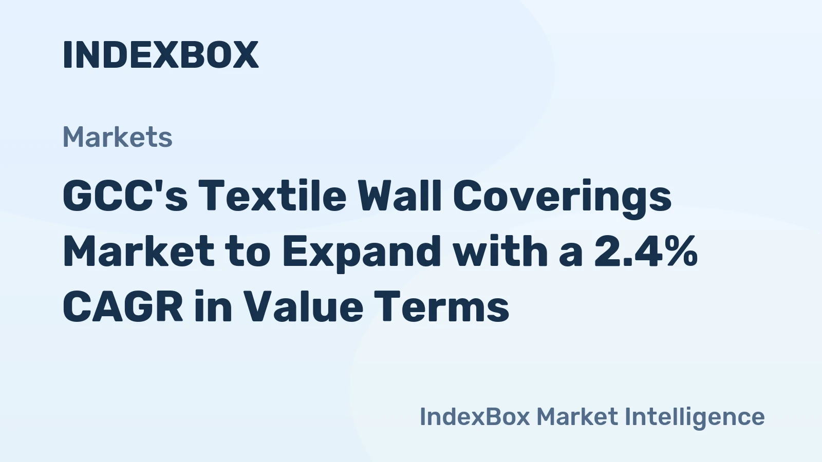 GCC's Textile Wall Coverings Market to Expand with a 2.4% CAGR in Value Terms