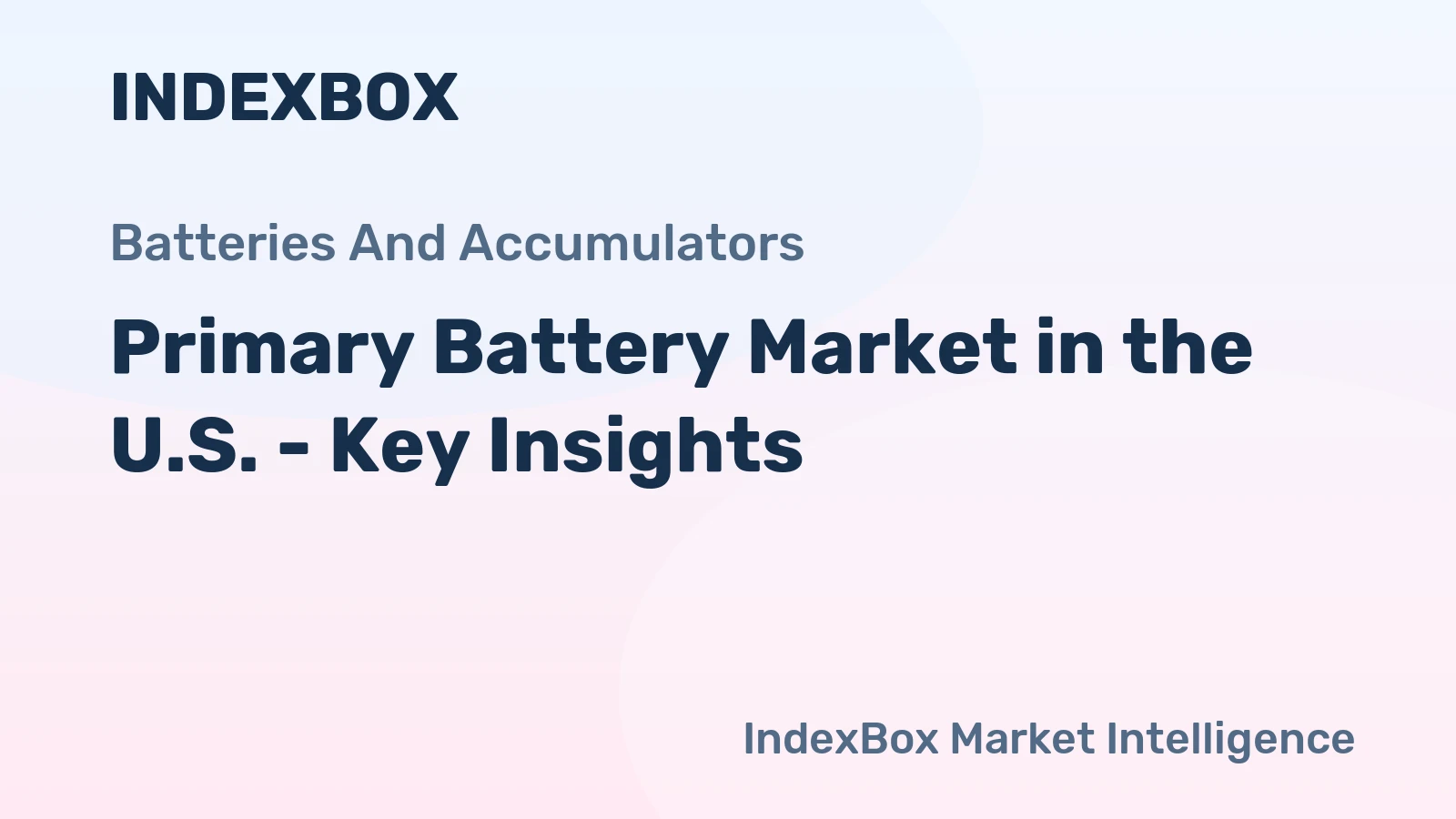 Primary Battery Market in the U.S. - Key Insights