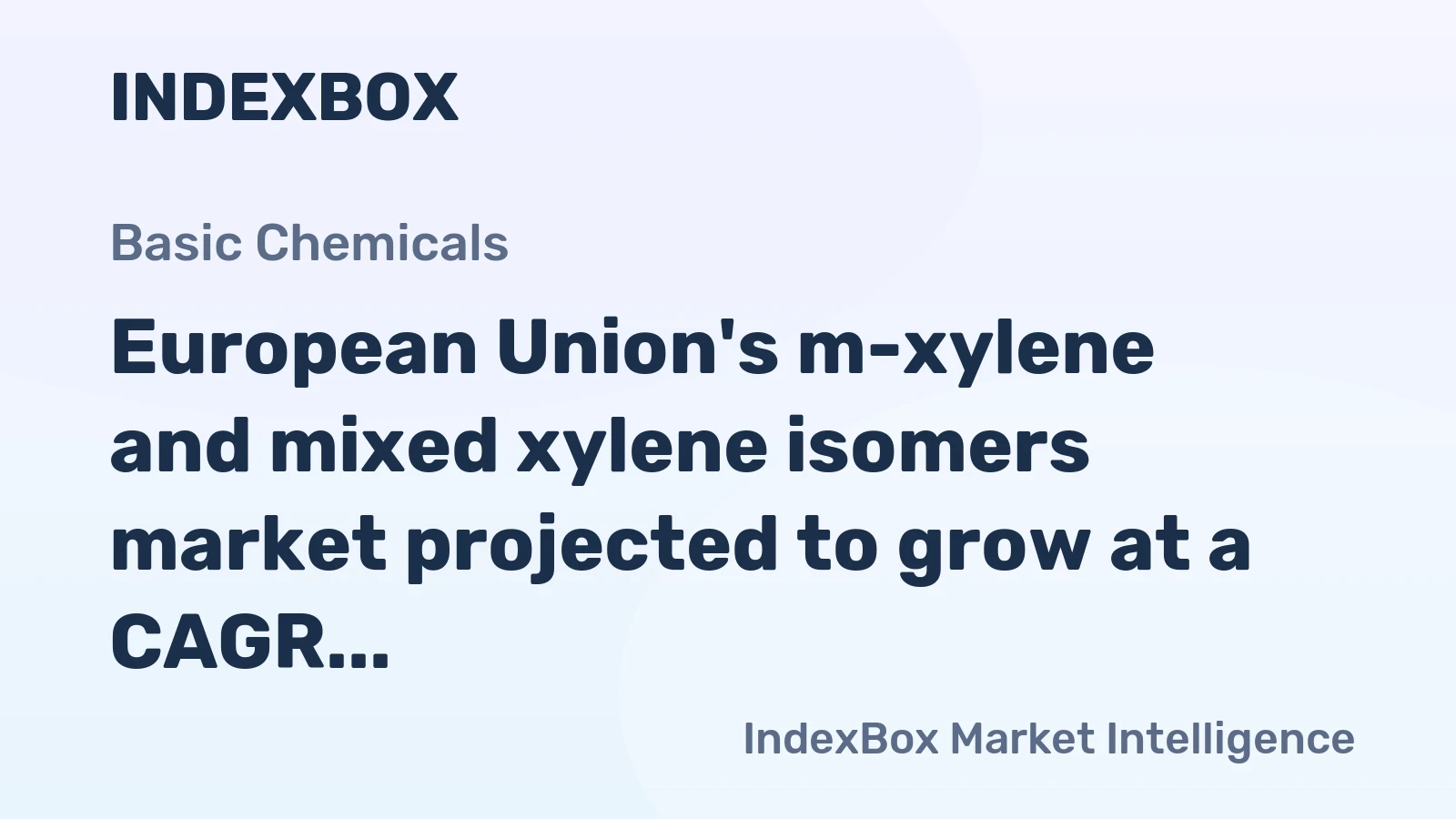 European Union's m-xylene and mixed xylene isomers market projected to grow at a CAGR of +1.9% by 2035