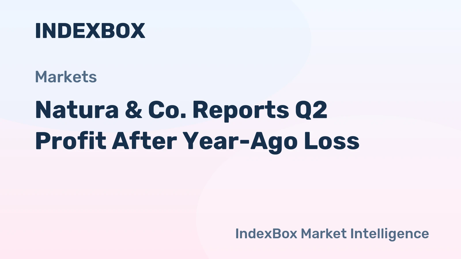 Natura & Co. Reports Q2 Profit After Year-Ago Loss
