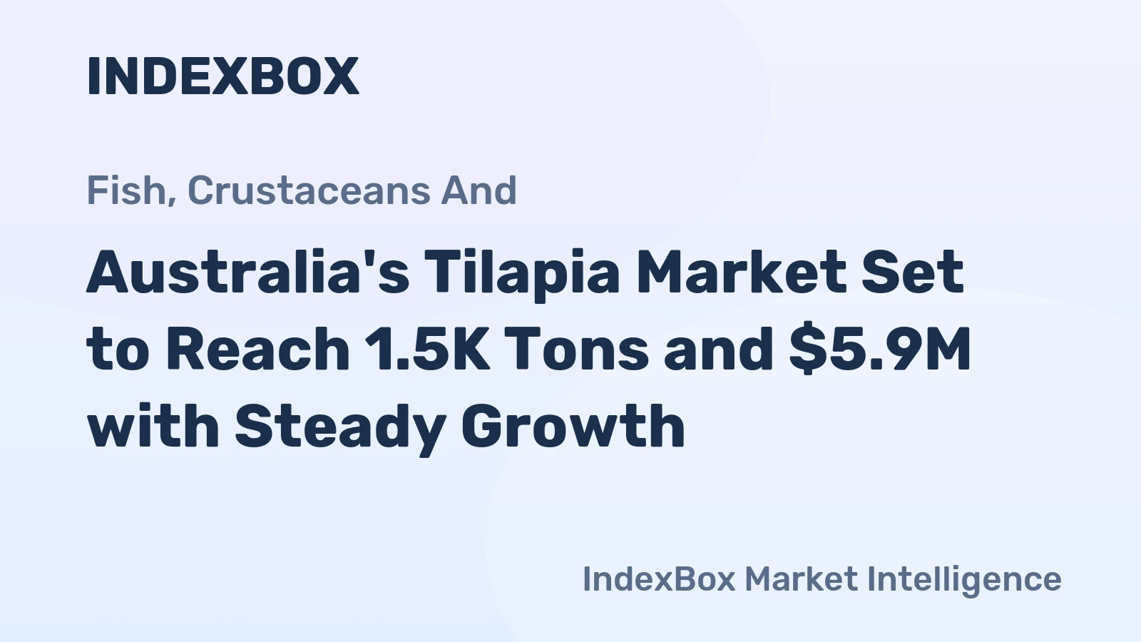 Australia's Tilapia Market Set to Reach 1.5K Tons and $5.9M with Steady Growth