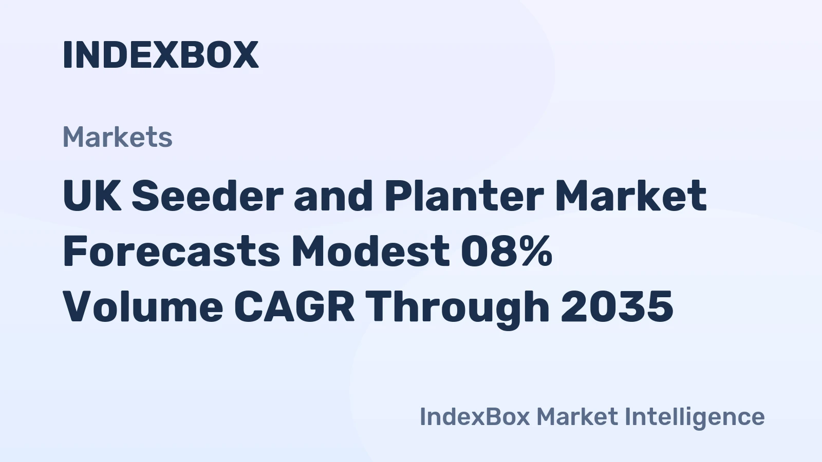 UK Seeder and Planter Market Forecasts Modest 08% Volume CAGR Through 2035