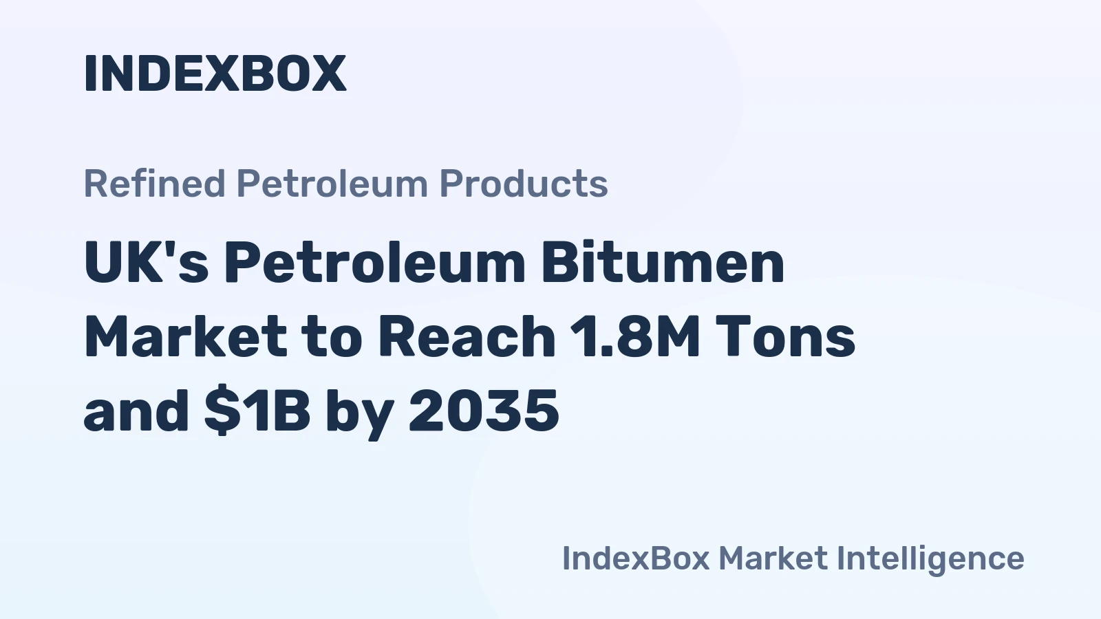 UK's Petroleum Bitumen Market to Reach 1.8M Tons and $1B by 2035