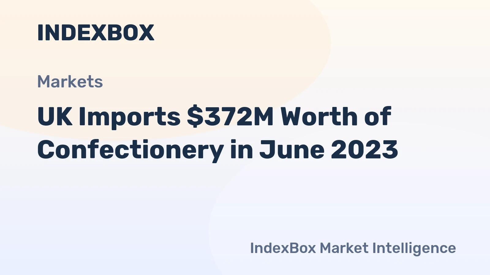 UK Imports $372M Worth of Confectionery in June 2023