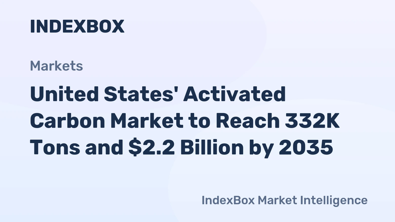 United States' Activated Carbon Market to Reach 332K Tons and $2.2 Billion by 2035