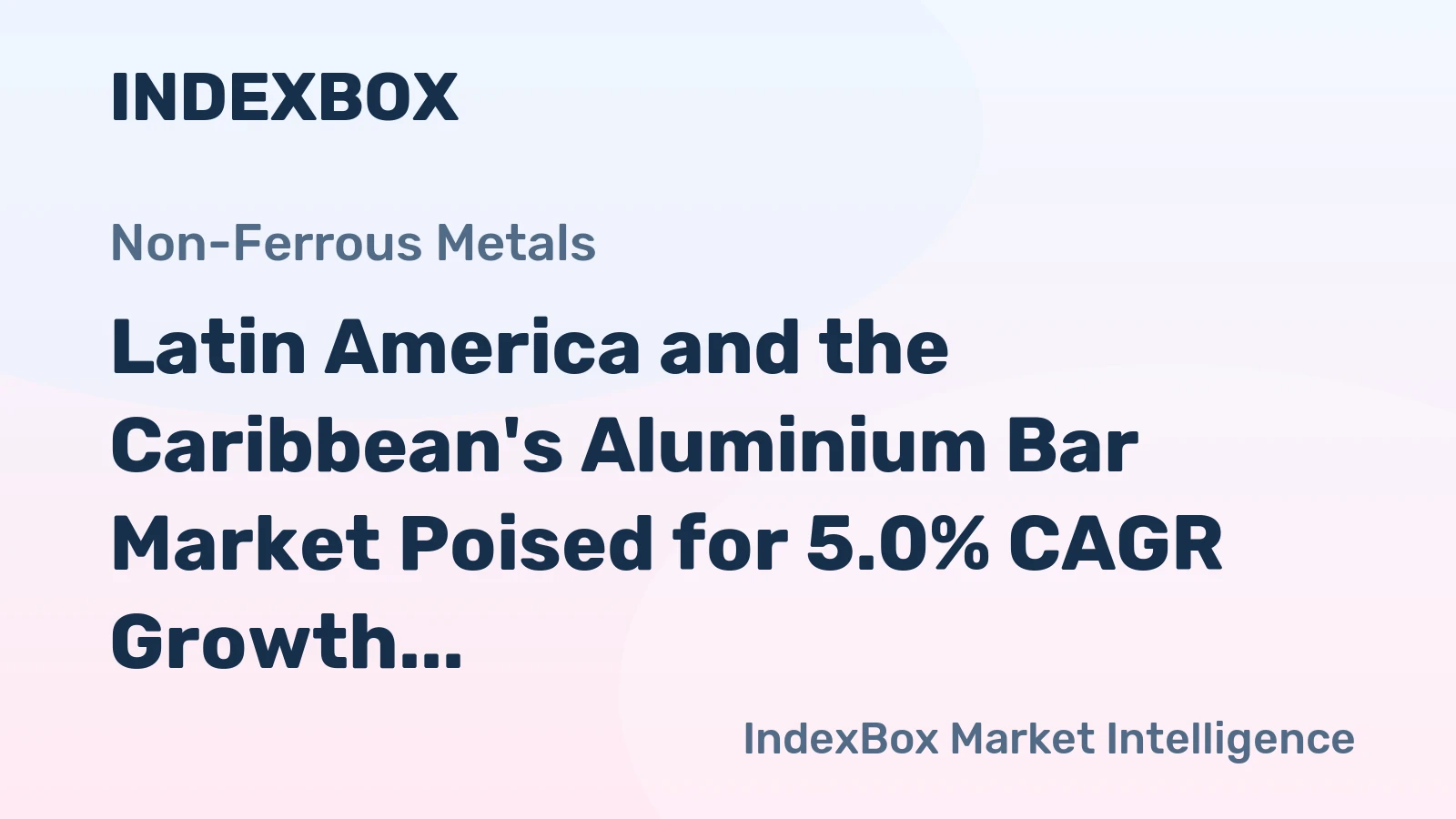 Latin America and the Caribbean's Aluminium Bar Market Poised for 5.0% CAGR Growth Through 2035