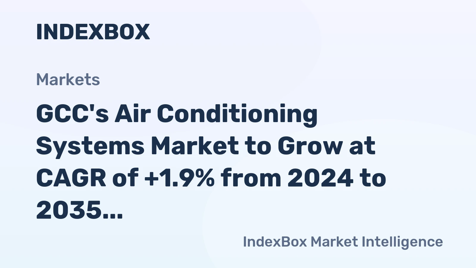GCC's Air Conditioning Systems Market to Grow at CAGR of +1.9% from 2024 to 2035, Reaching 8.9M Units by 2035