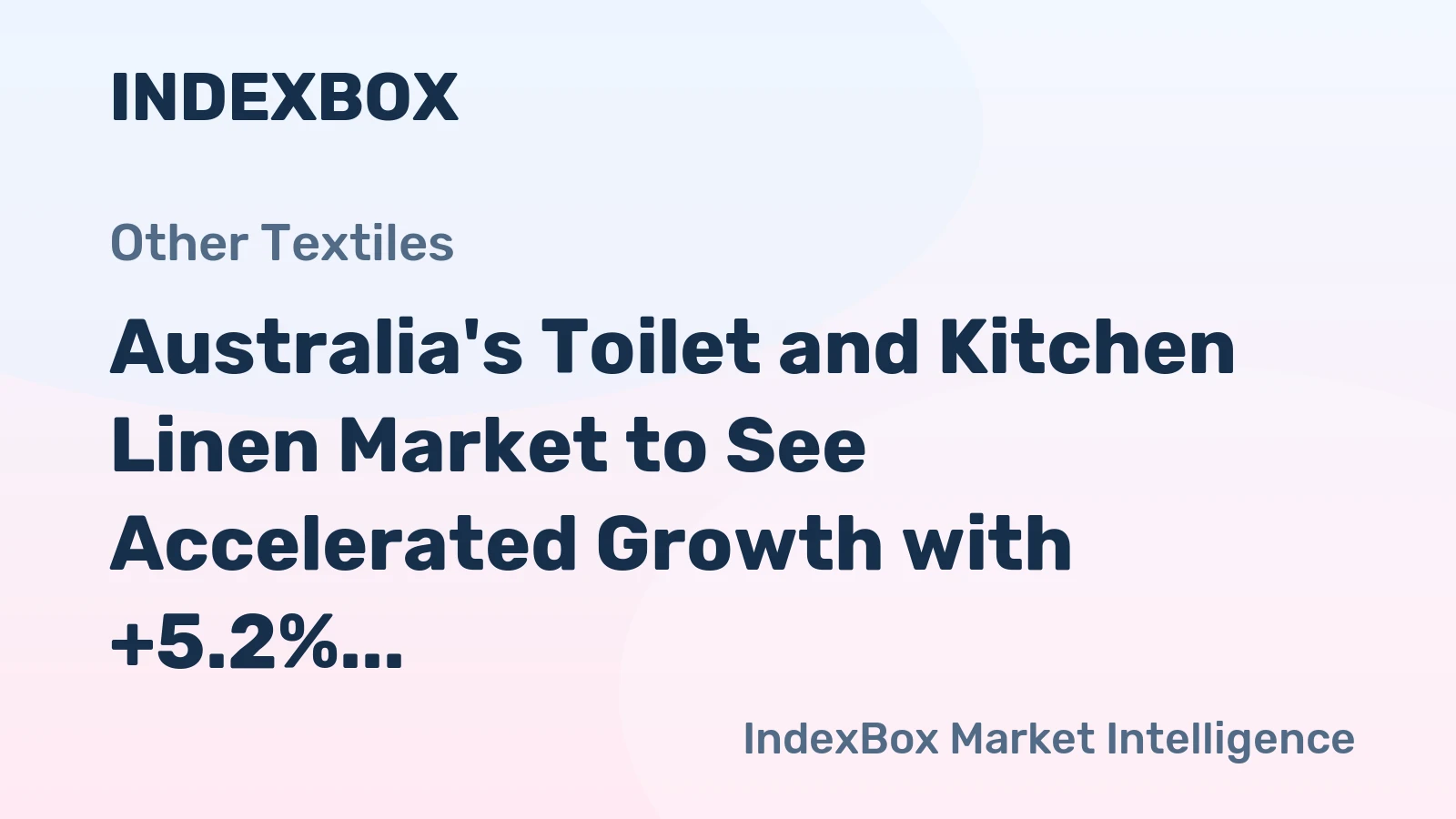 Australia's Toilet and Kitchen Linen Market to See Accelerated Growth with +5.2% CAGR by 2035