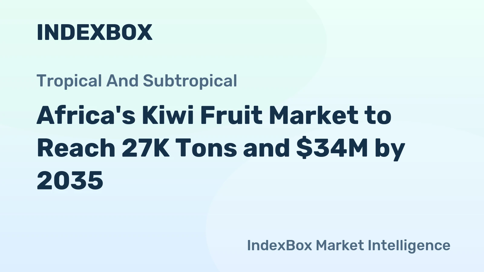 Africa's Kiwi Fruit Market to Reach 27K Tons and $34M by 2035
