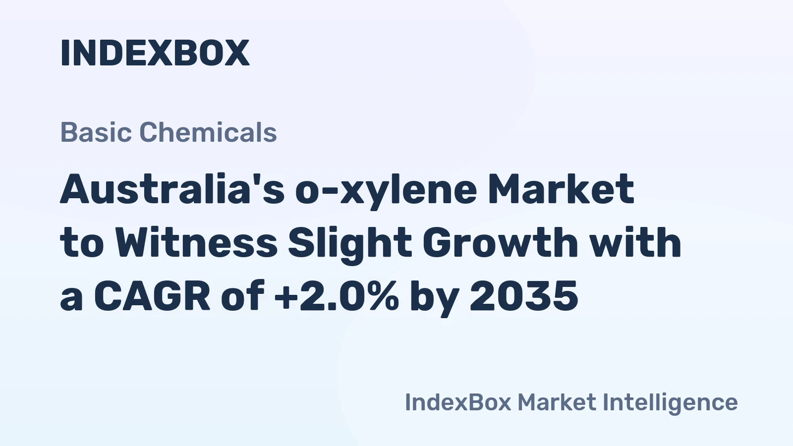 Australia's o-xylene Market to Witness Slight Growth with a CAGR of +2.0% by 2035