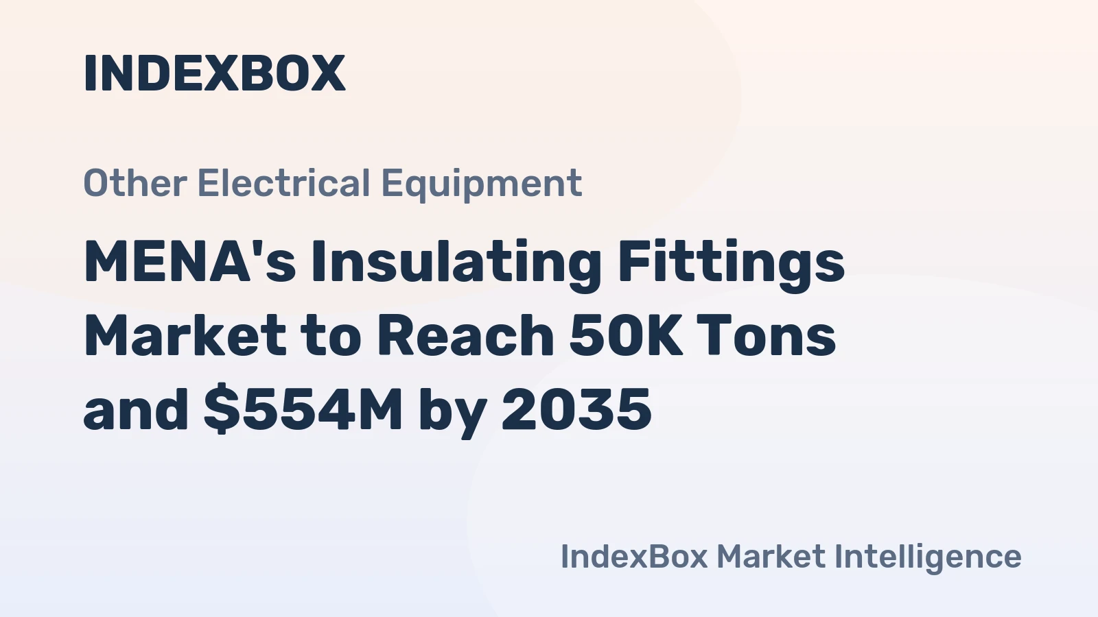 MENA's Insulating Fittings Market to Reach 50K Tons and $554M by 2035