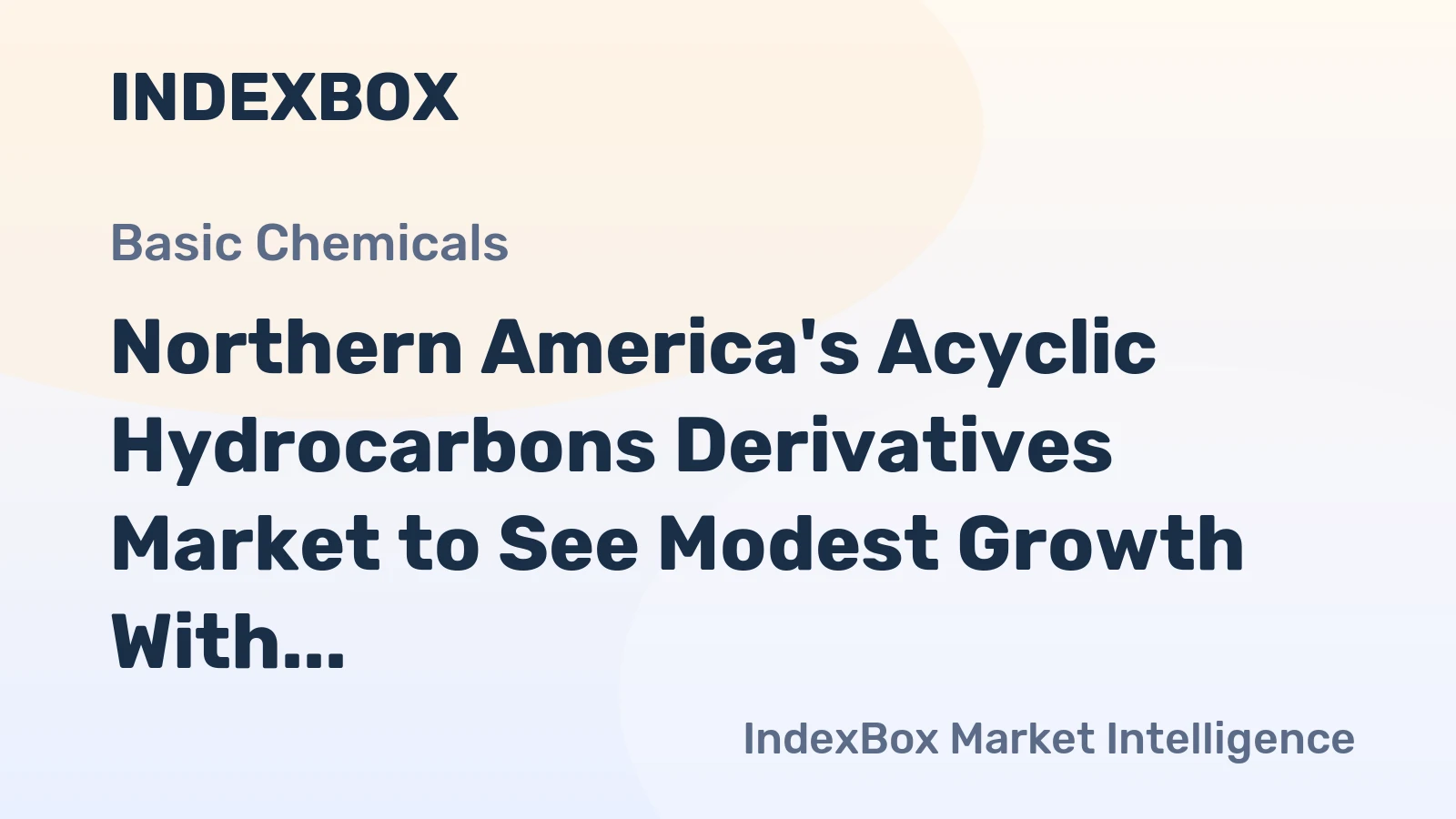Northern America's Acyclic Hydrocarbons Derivatives Market to See Modest Growth With a +1.5% CAGR Through 2035