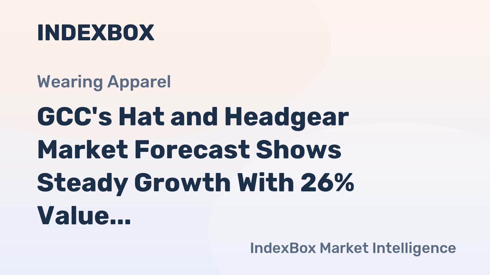 GCC's Hat and Headgear Market Forecast Shows Steady Growth With 26% Value CAGR Through 2035
