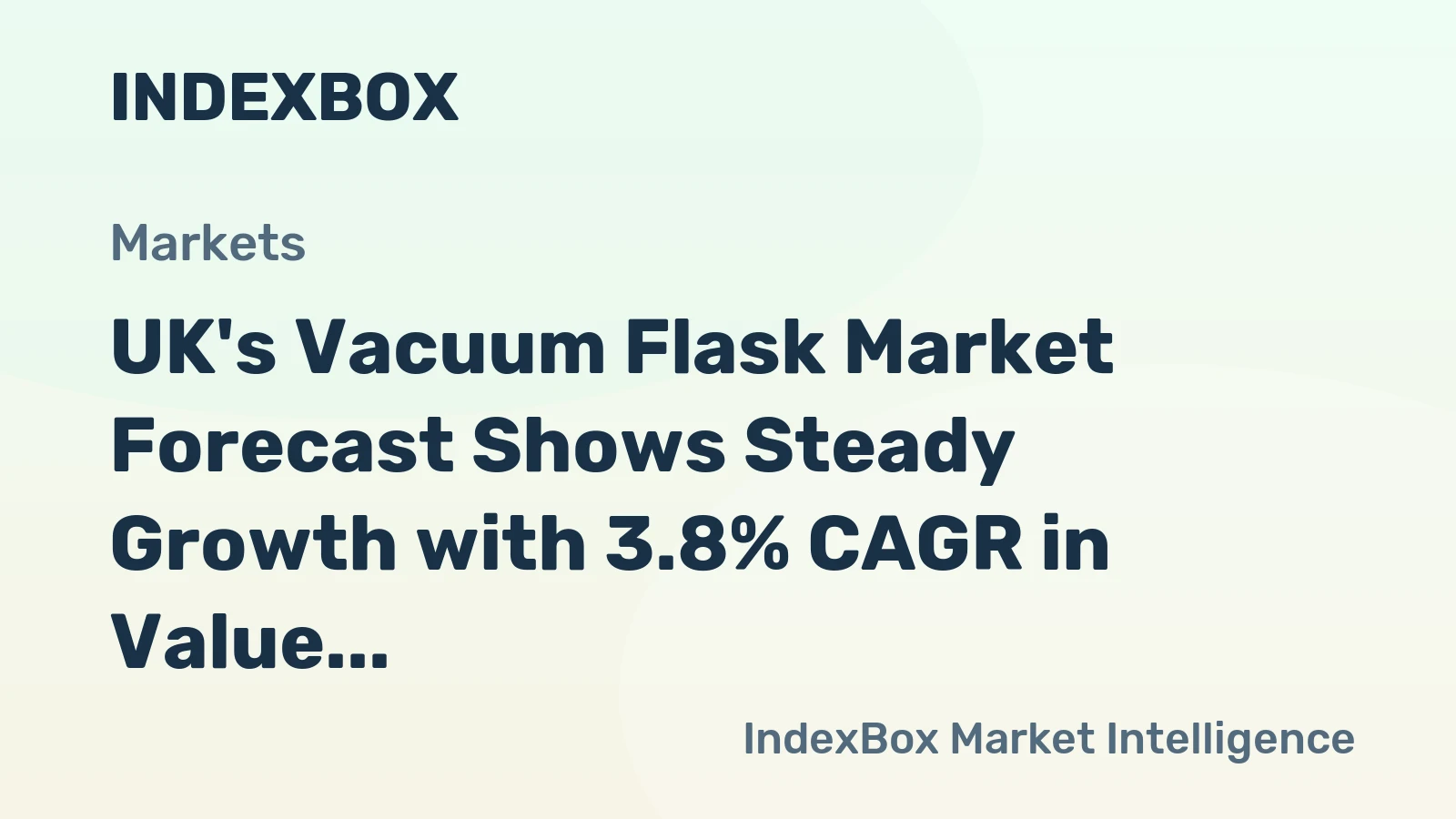 UK's Vacuum Flask Market Forecast Shows Steady Growth with 3.8% CAGR in Value Through 2035