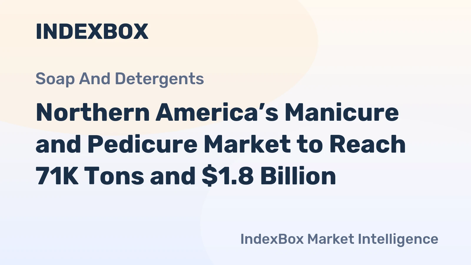 Northern America’s Manicure and Pedicure Market to Reach 71K Tons and $1.8 Billion