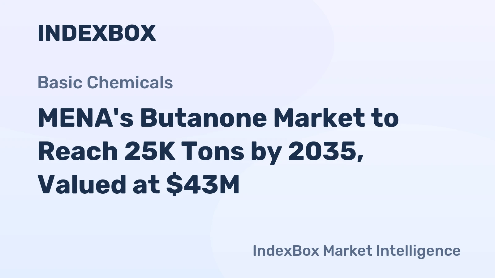 MENA's Butanone Market to Reach 25K Tons by 2035, Valued at $43M