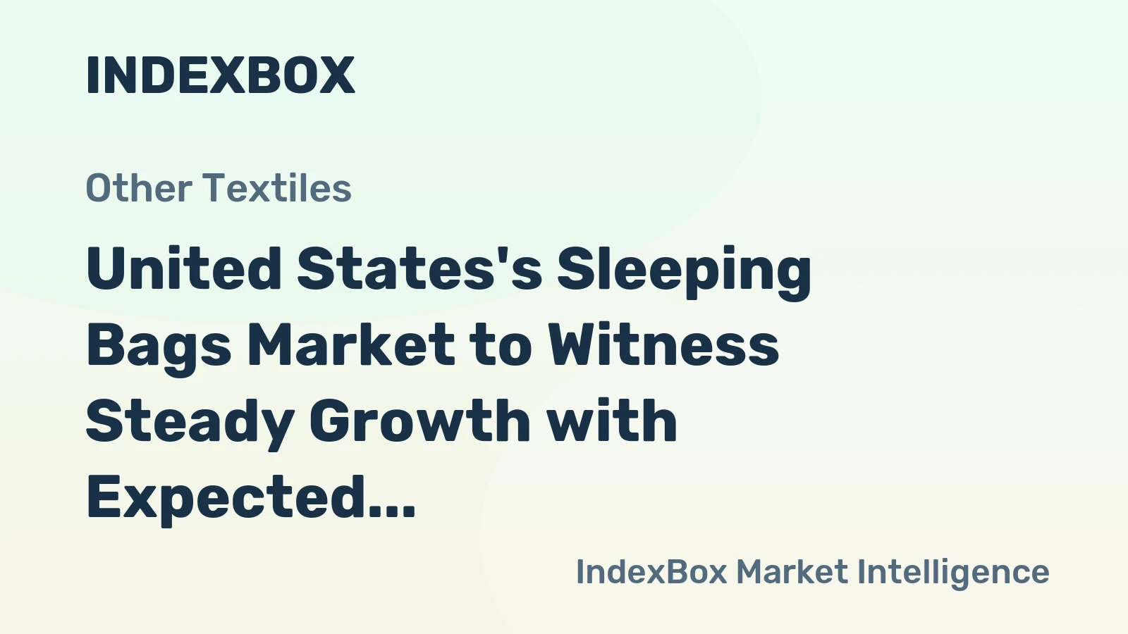 United States's Sleeping Bags Market to Witness Steady Growth with Expected CAGR of +1.9% from 2024 to 2035