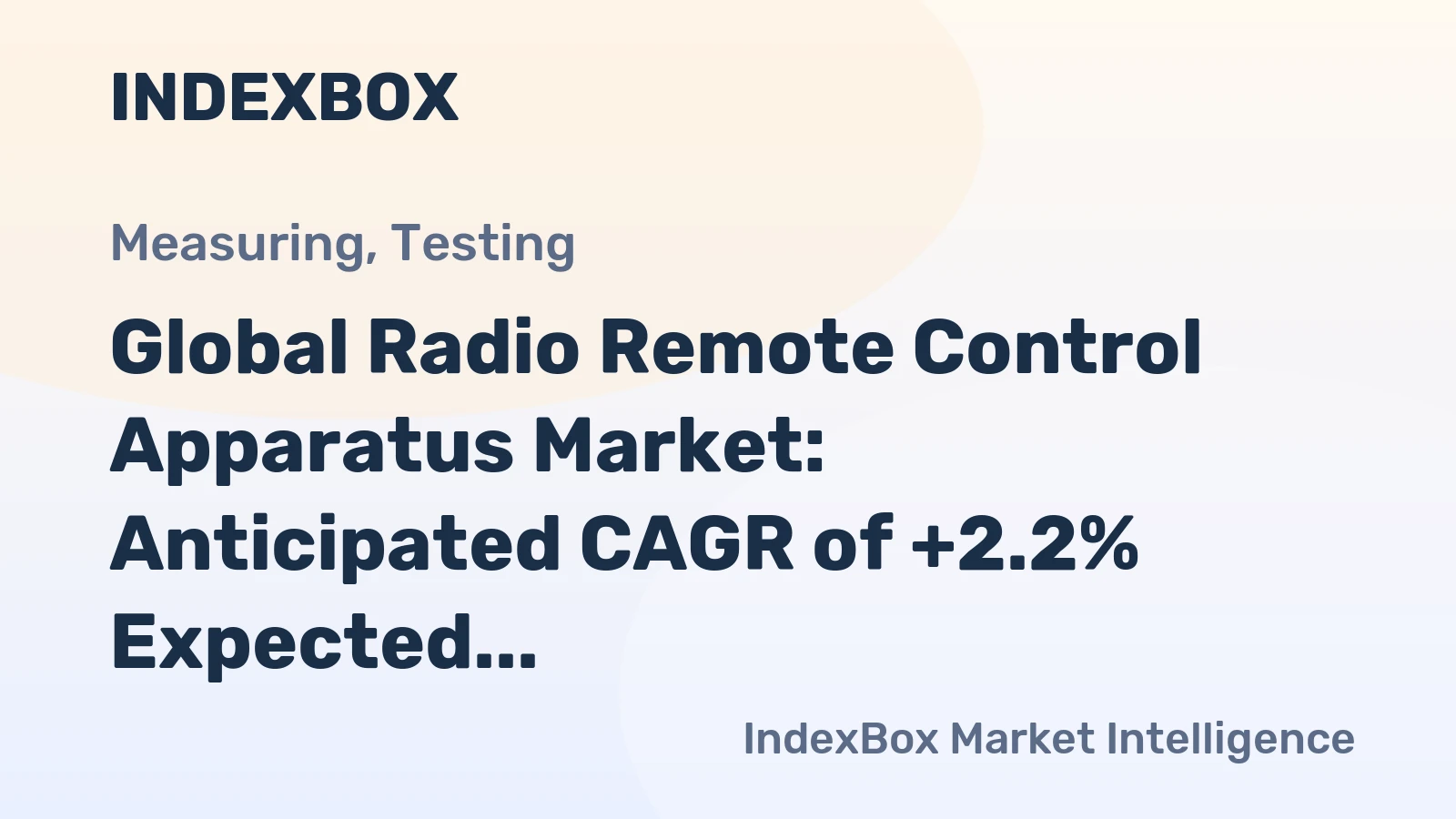 Global Radio Remote Control Apparatus Market: Anticipated CAGR of +2.2% Expected to Drive Market Volume to 599M Units by 2035