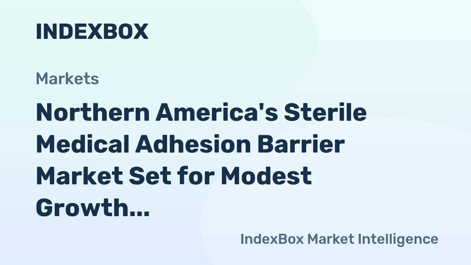 Northern America's Sterile Medical Adhesion Barrier Market Set for Modest Growth With 17% CAGR Through 2035