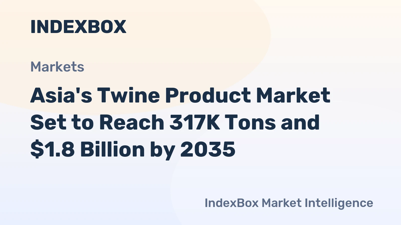 Asia's Twine Product Market Set to Reach 317K Tons and $1.8 Billion by 2035