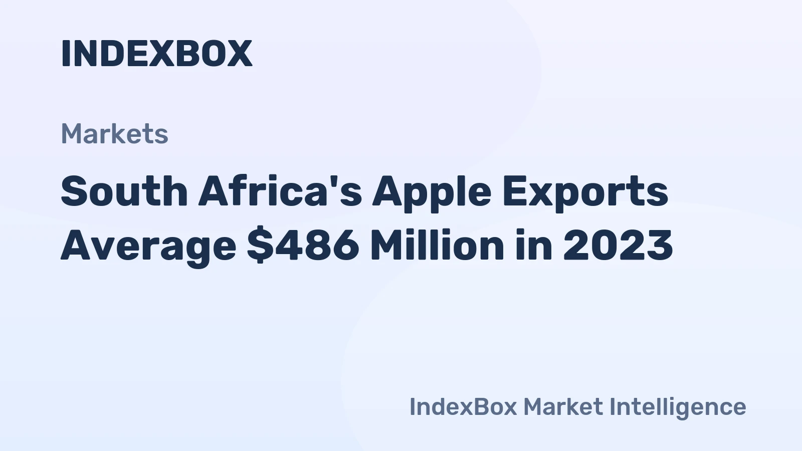 South Africa's Apple Exports Average $486 Million in 2023