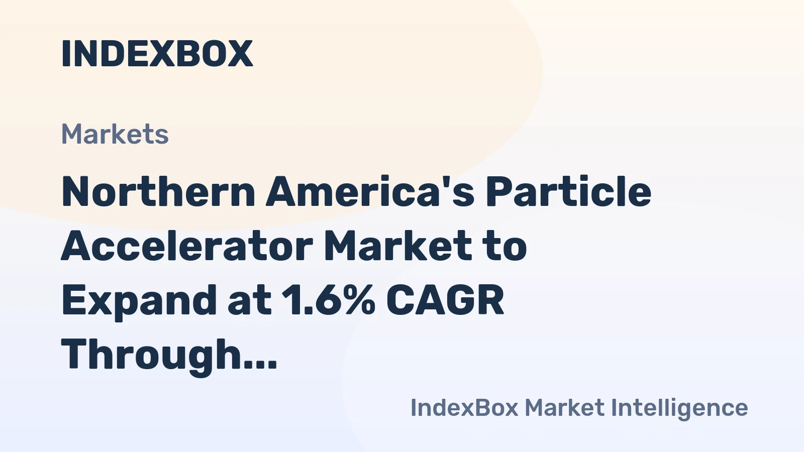 Northern America's Particle Accelerator Market to Expand at 1.6% CAGR Through 2035