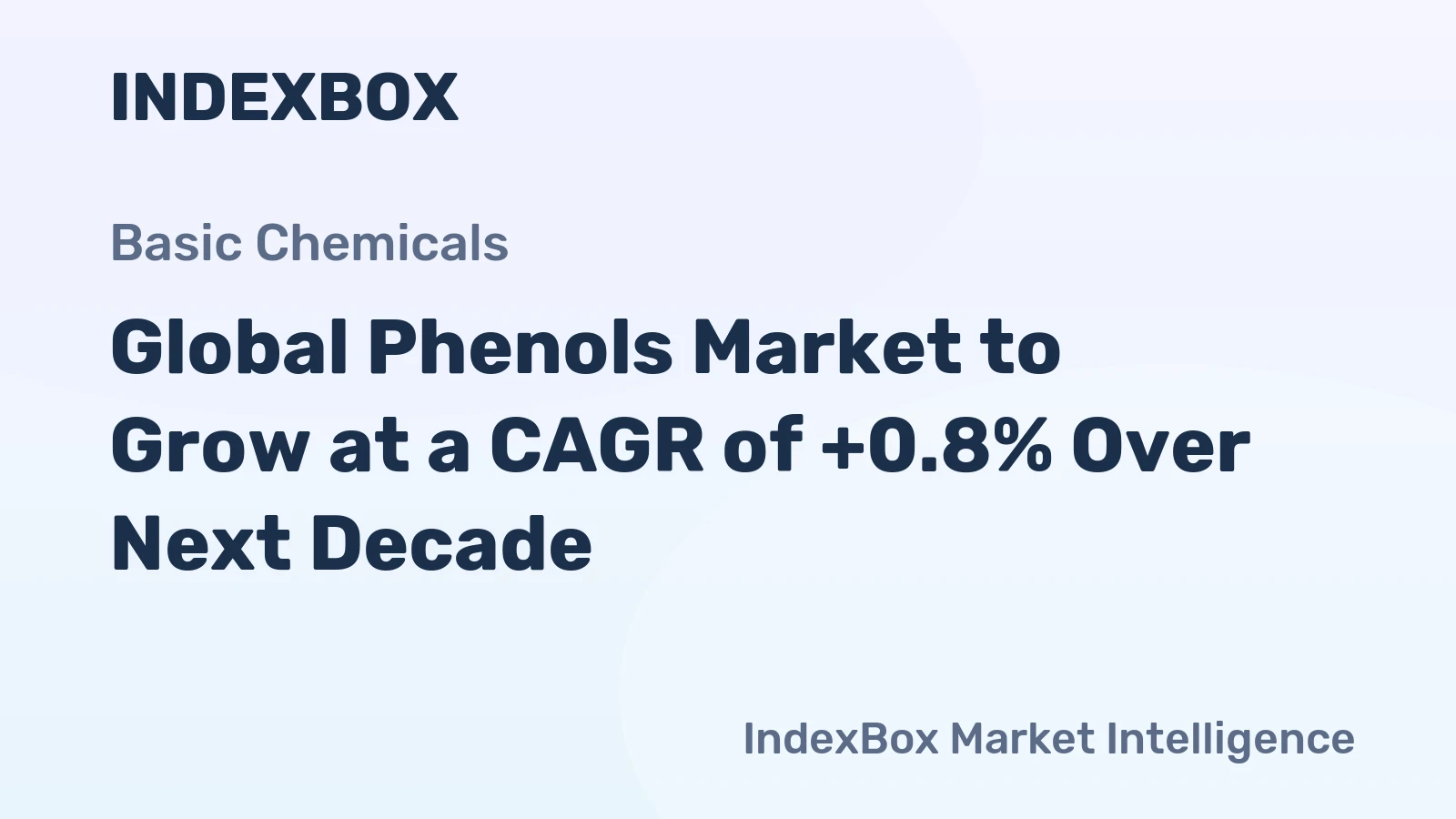 Global Phenols Market to Grow at a CAGR of +0.8% Over Next Decade