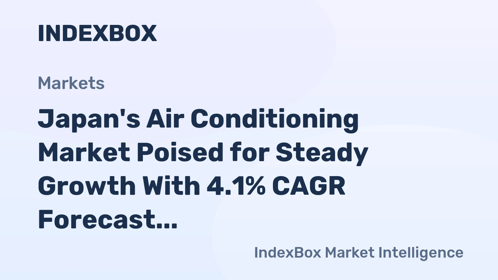 Japan's Air Conditioning Market Poised for Steady Growth With 4.1% CAGR Forecast