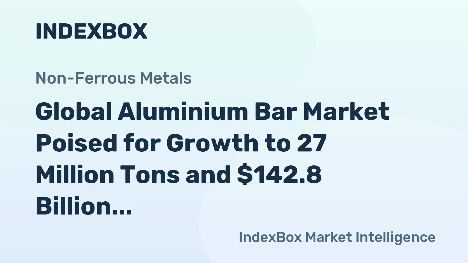 Global Aluminium Bar Market Poised for Growth to 27 Million Tons and $142.8 Billion by 2035