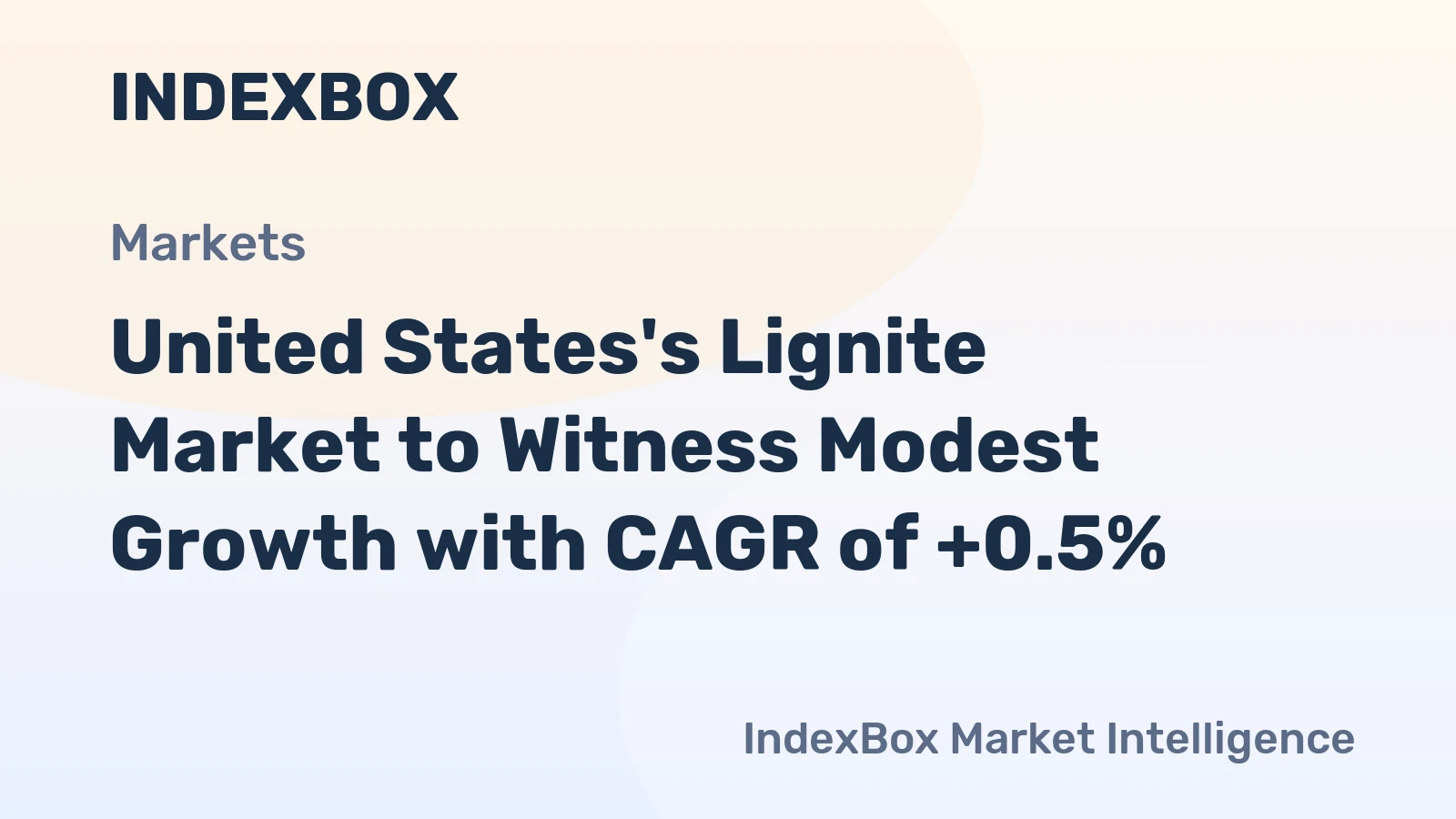 United States's Lignite Market to Witness Modest Growth with CAGR of +0.5%