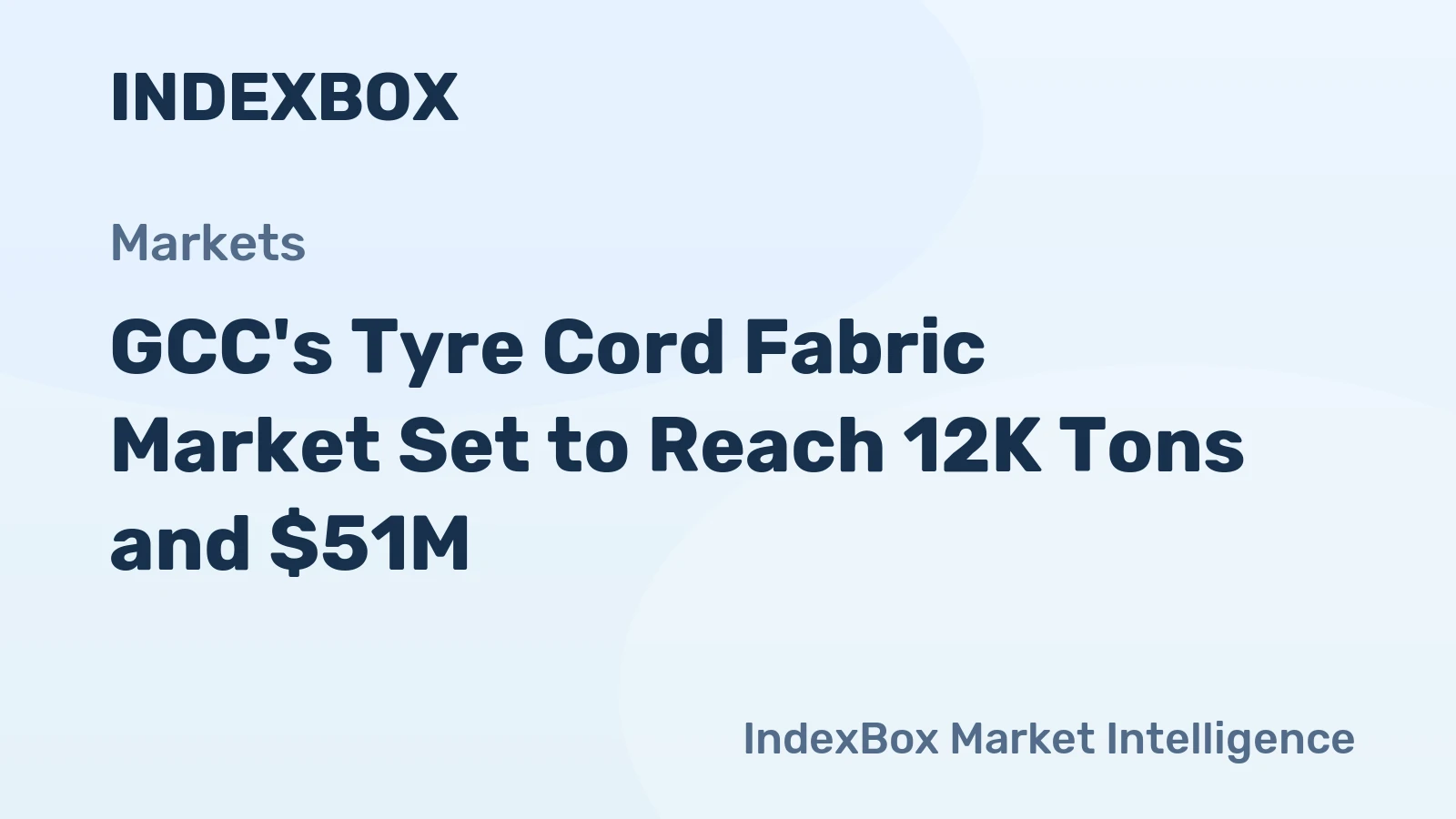 GCC's Tyre Cord Fabric Market Set to Reach 12K Tons and $51M