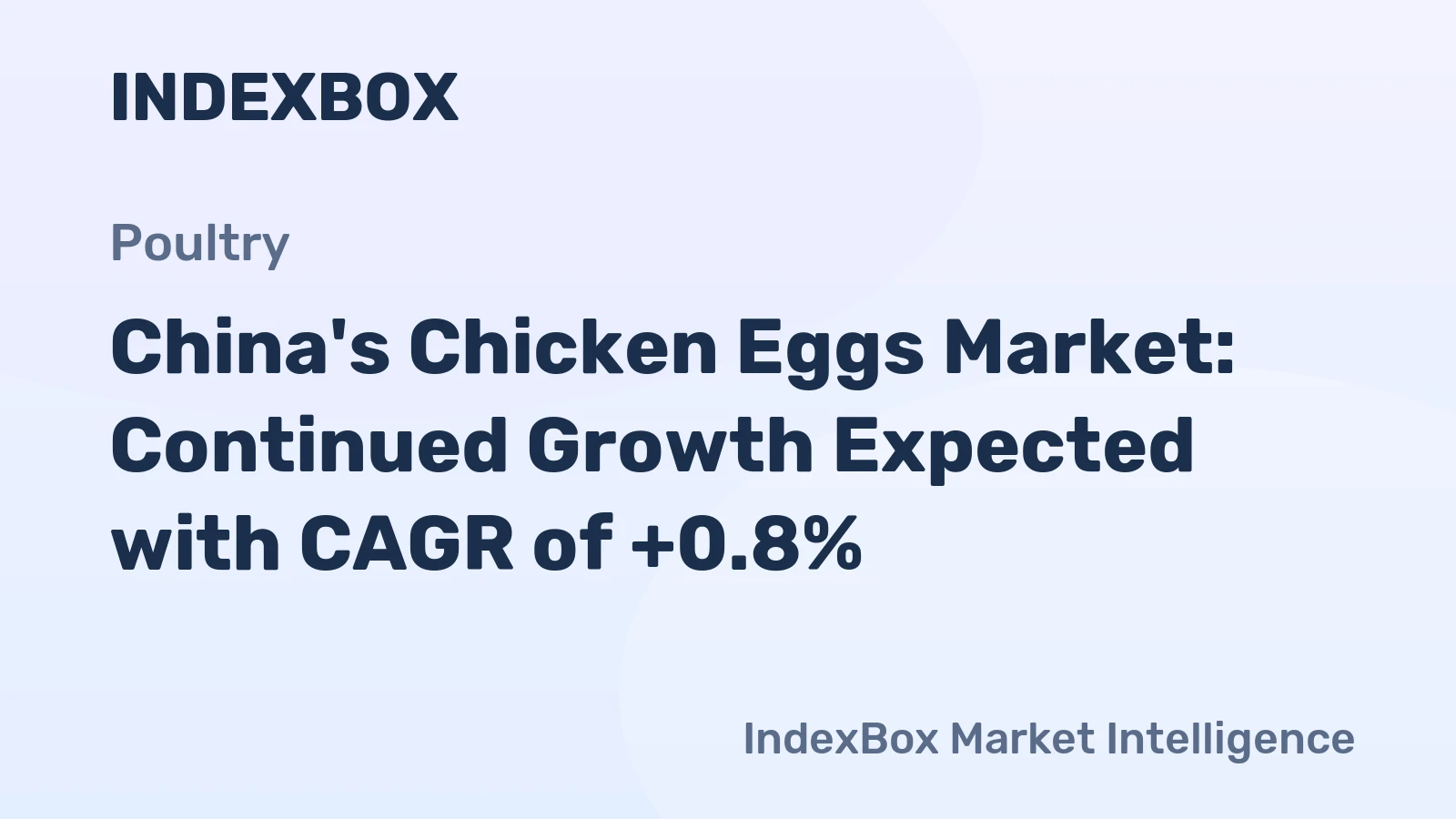 China's Chicken Eggs Market: Continued Growth Expected with CAGR of +0.8%