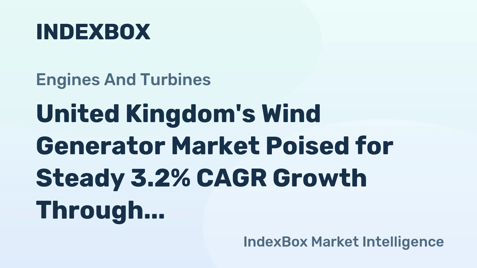 United Kingdom's Wind Generator Market Poised for Steady 3.2% CAGR Growth Through 2035