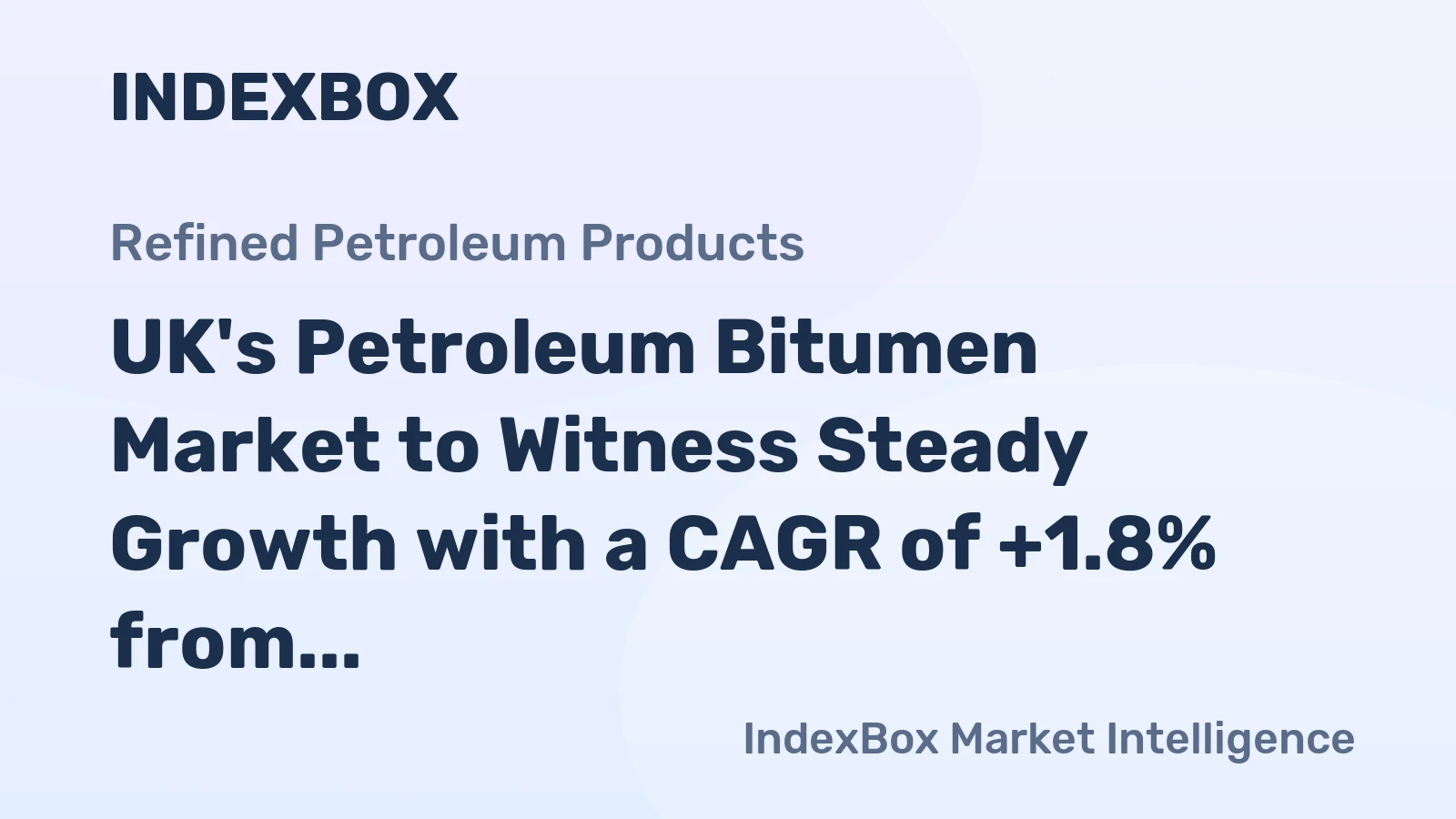 UK's Petroleum Bitumen Market to Witness Steady Growth with a CAGR of +1.8% from 2024 to 2035