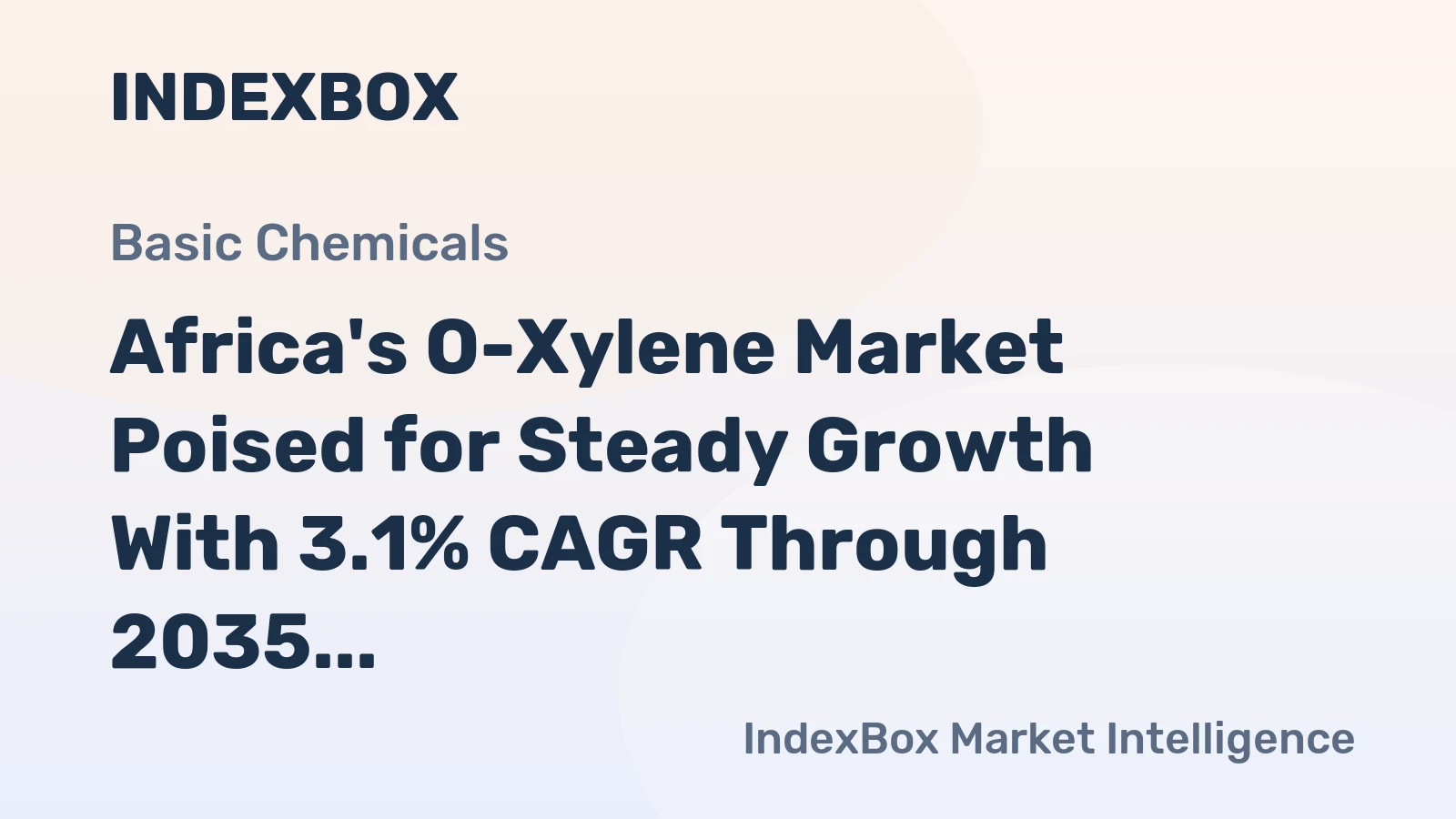 Africa's O-Xylene Market Poised for Steady Growth With 3.1% CAGR Through 2035
