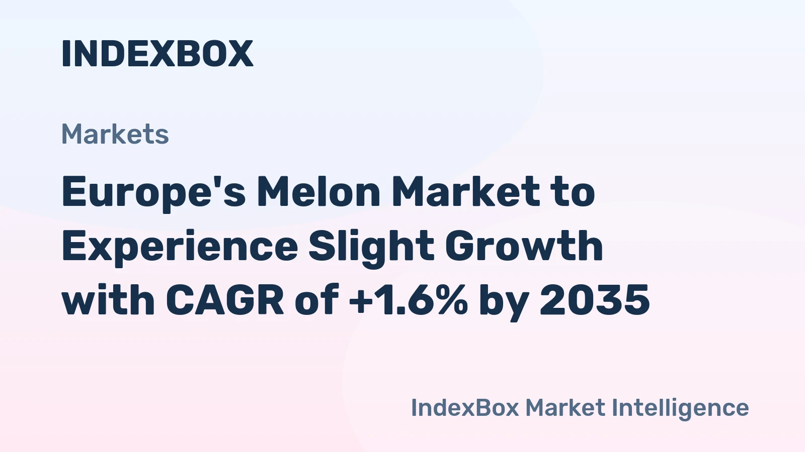 Europe's Melon Market to Experience Slight Growth with CAGR of +1.6% by 2035