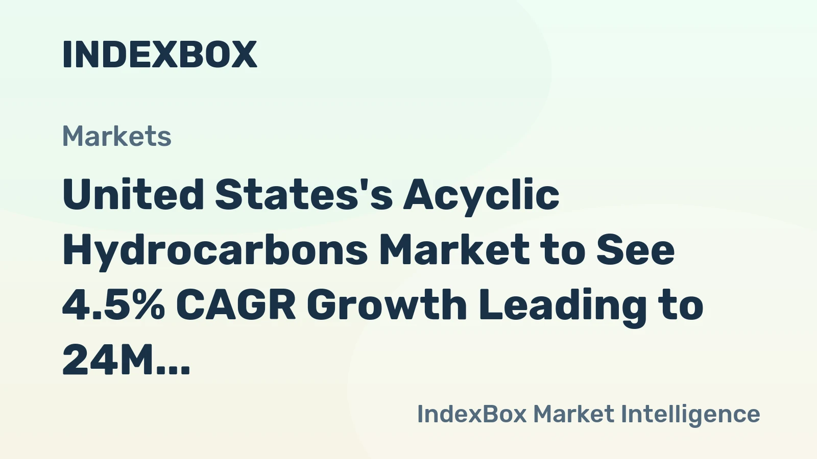 United States's Acyclic Hydrocarbons Market to See 4.5% CAGR Growth Leading to 24M Tons by 2035