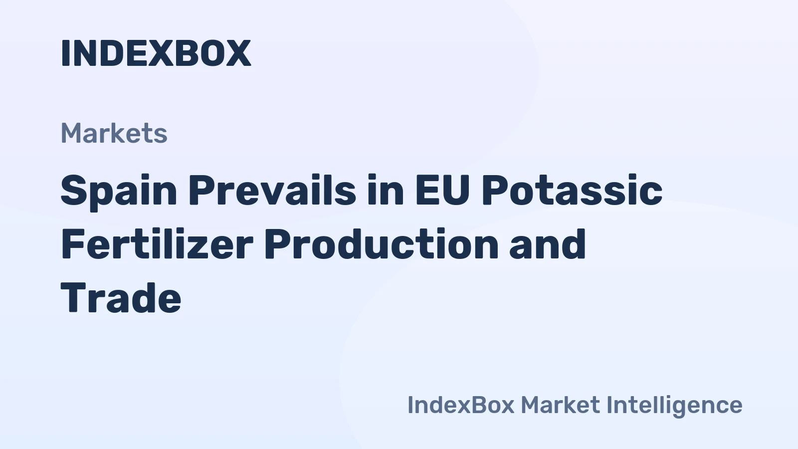 Spain Prevails in EU Potassic Fertilizer Production and Trade